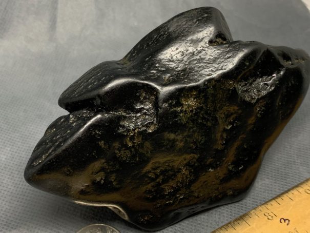 Wyoming black nephrite jade river cobble from the N. Platte River ...