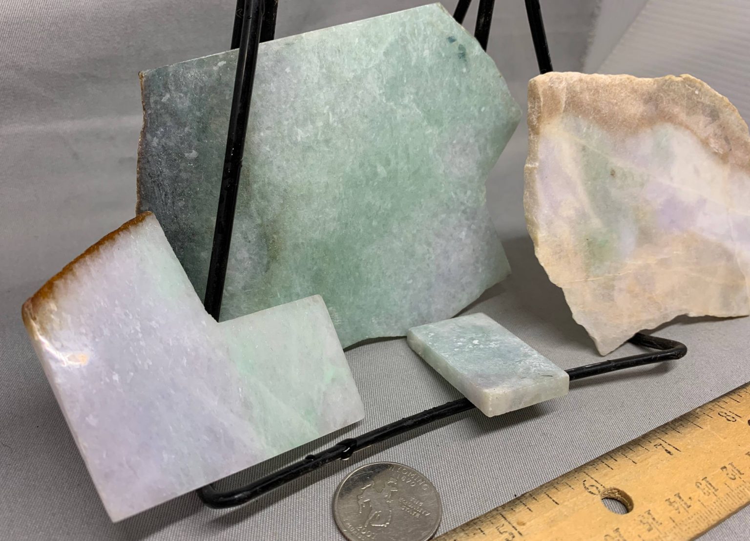 Jadeite Lot 2 - Japanese or Burmese Slabs - Online Rock Shop: Genesis ...