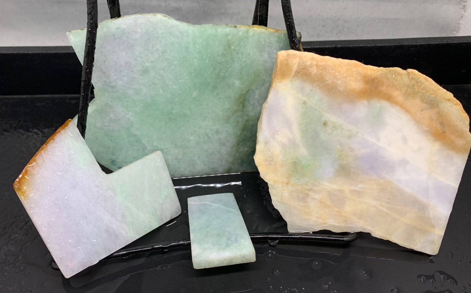 Jadeite Lot 2 - Japanese or Burmese Slabs - Online Rock Shop: Genesis ...