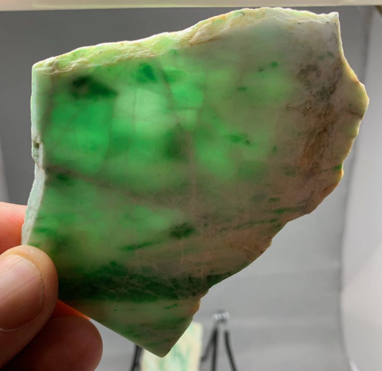 Jadeite Lot 3 - Japanese or Burmese Slabs - Online Rock Shop: Genesis ...