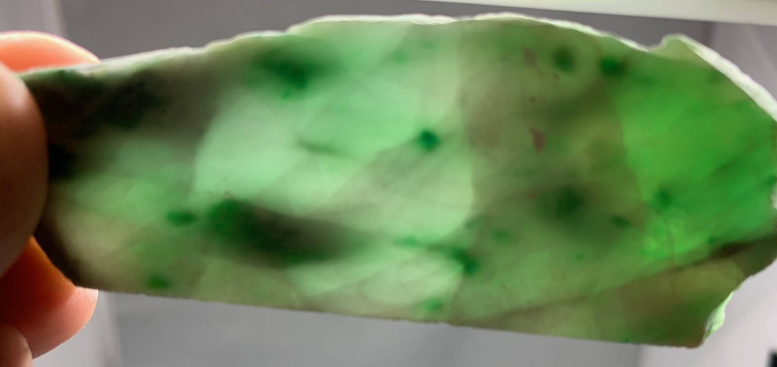 Jadeite Lot 3 - Japanese or Burmese Slabs - Online Rock Shop: Genesis ...