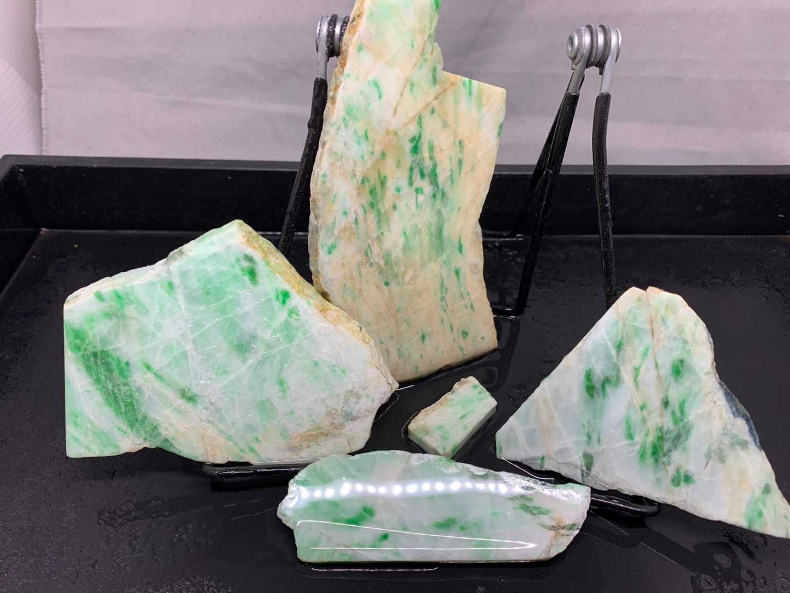 Jadeite Lot 3 - Japanese or Burmese Slabs - Online Rock Shop: Genesis ...