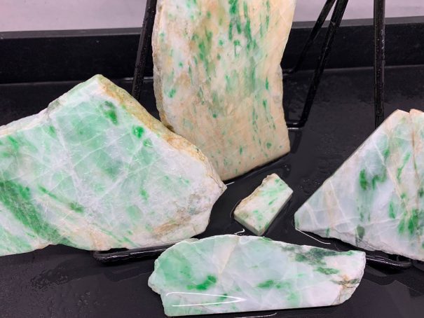 Jadeite Lot 3 - Japanese or Burmese Slabs - Online Rock Shop: Genesis ...