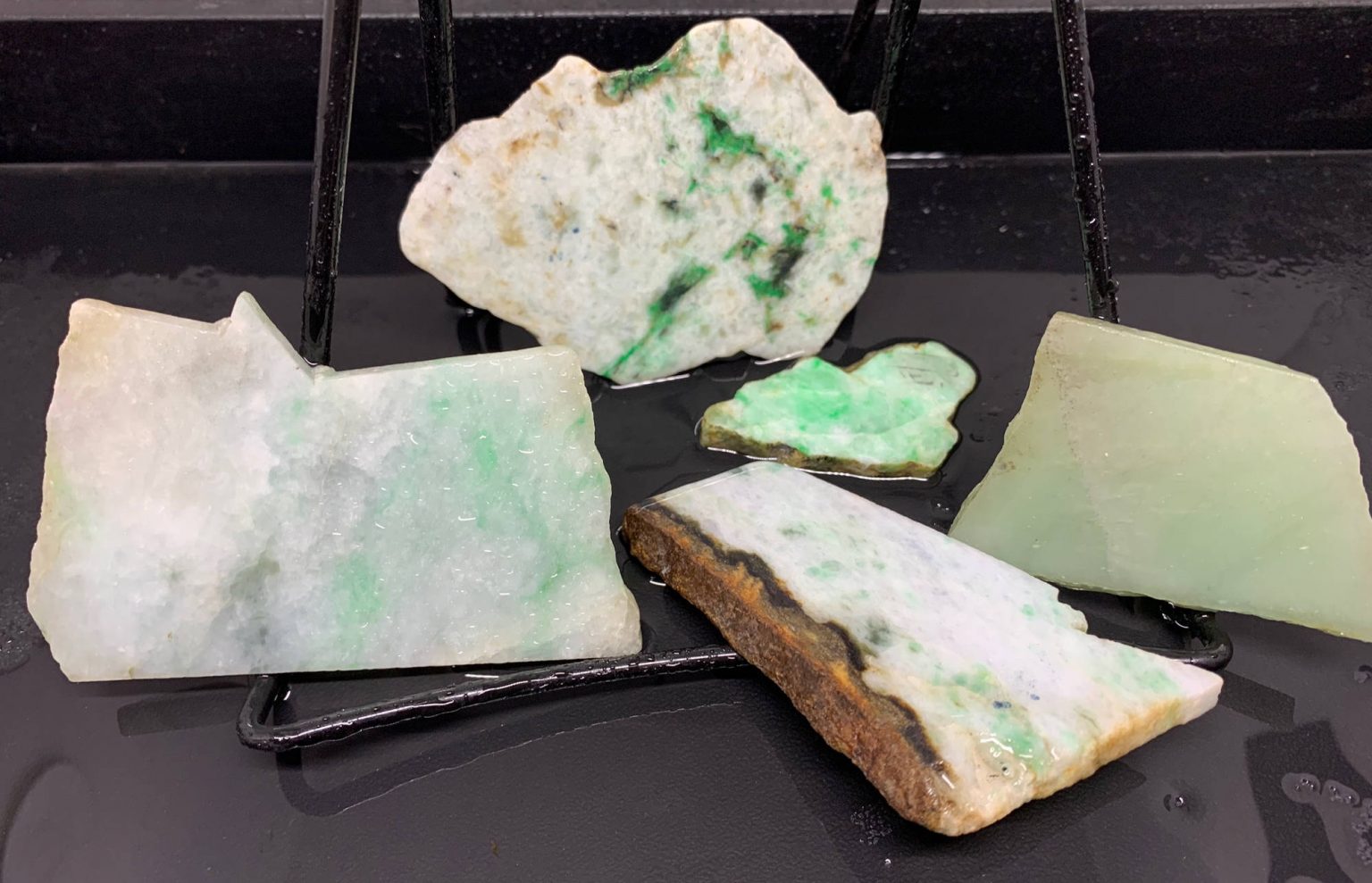 Jadeite Lot 4 - Japanese or Burmese Slabs - Online Rock Shop: Genesis ...