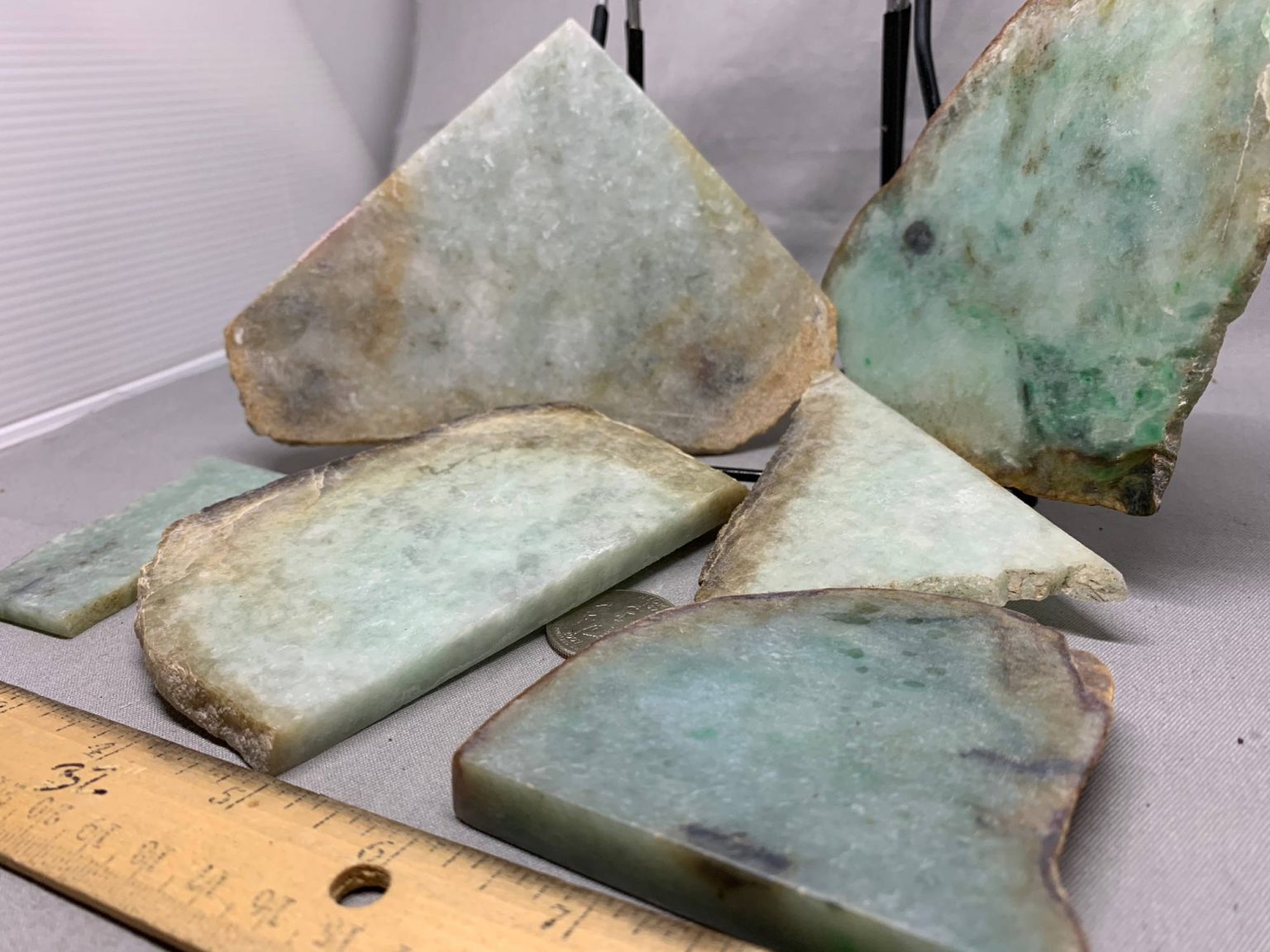 Jadeite Lot 5 - Japanese or Burmese Slabs - Online Rock Shop: Genesis ...